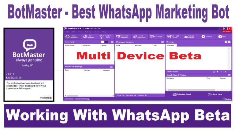 Home - WhatsApp BotMaster MediaPlus